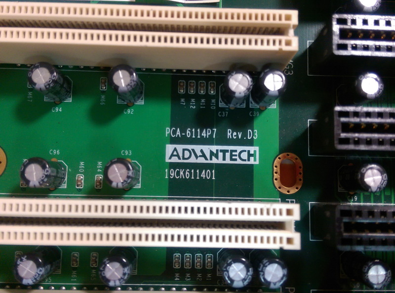 ADVANTECH PCA-6114P7 REV.D3 19CK611401 BACKPLANE - 裕益科技自動化設備可程式編碼器PLC分散式控制系統DCS
